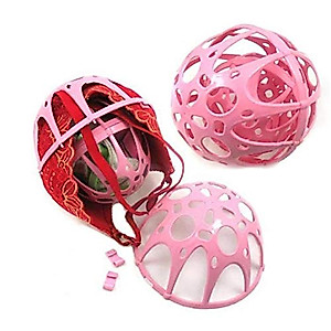 Underwear Washer Saver Laundry Ball Double Spherical Bra Washing Bag Protector Random Coloor