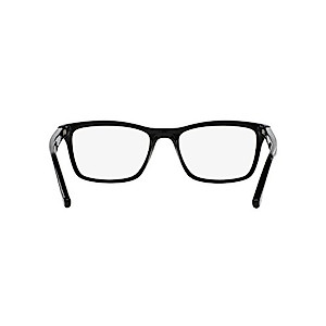 Ray-Ban RX5279 Square Prescription Eyeglass Frames, Black/Demo Lens, 55 mm