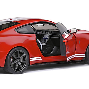 solido S1805903 Ford 1:18 Mustang GT500-Red, Multicolored