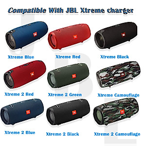 19V 65W AC Adapter Charger Cable for JBL Boombox Portable Wireless Bluetooth Waterproof Speaker (Black Blue Red) JBL Xtreme 2 Extreme 2 Cargador Cargar para Bocina JBL Power Charging Cord Replacement