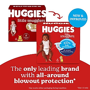 Huggies Little Snugglers Diapers, Size 4