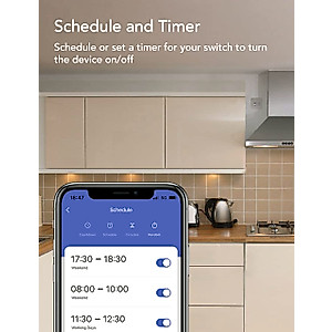 Nooie Smart Plug Mini Bluetooth, Alexa & Google Home Compatible, Voice Control, WiFi Enchufe Inteligente, 4-Pack (2.4Ghz Only)