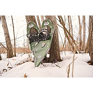 Redfeather Snowshoes Trek 30 SV2, Green, 30 Inch - Aluminum - Made in The USA