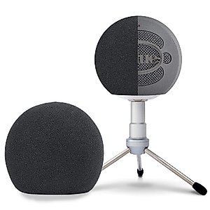 Pop Filter For Blue Snowball - Professional Snowball iCE Mic Foam Wind Cover Windshield Pop Filter for Recordings, Broadcasting, Singing by SUNMON