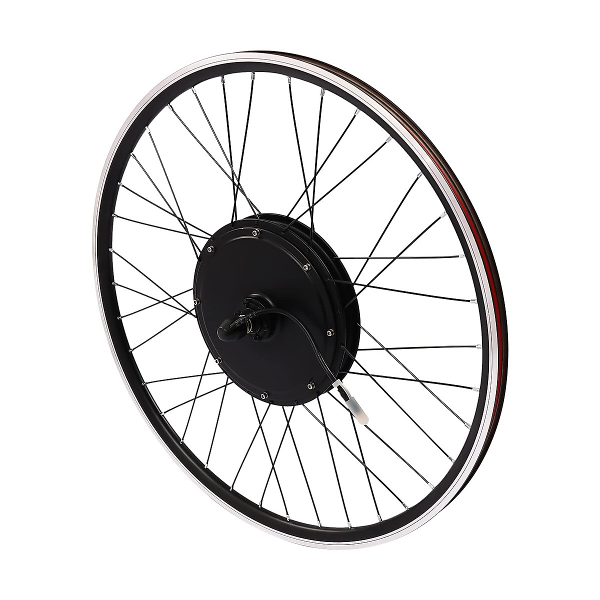 DCEHKR E-Bike Conversion Kits 48V Electric Bike Front Hub Conversion Kit Brushless and Gearless 205 Series Hub Motor 1200W Electric Bicycle Conversion Kits Suitable for 700 x 32c-42c Front Wheel