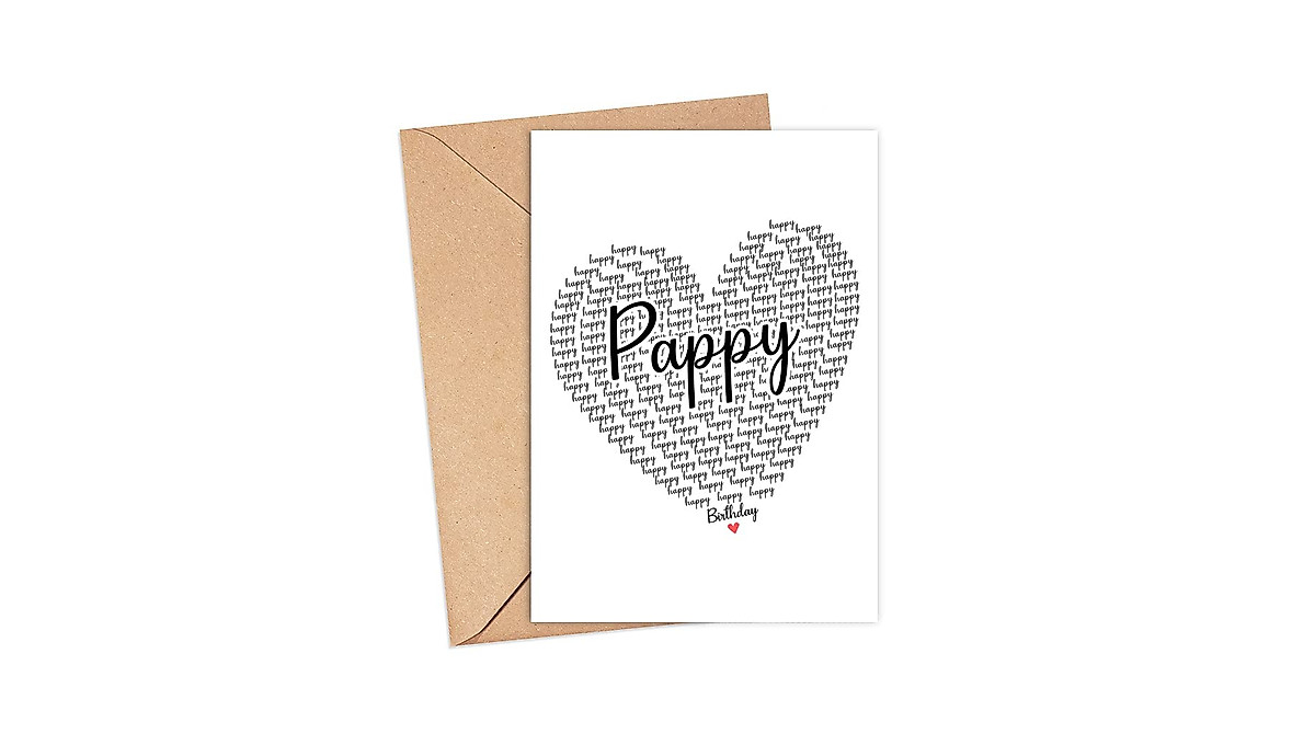 GavinsDesigns Happy Birthday Pappy Card - Cute Happy Birthday ...