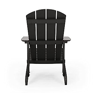 Christopher Knight Home Culver Adirondack Chair, Black