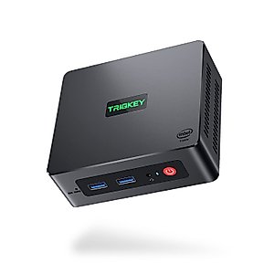 TRIGKEY Mini PC W11 Desktop PC 12th Gen Intel N100 4C/4T 16G DDR4 500G M.2 PCIE1 SSD G4 Mini Computer, Support W10 Working Micro PC, 4K@60Hz UHD Graphics Dua; Display/WiFi 5/W11