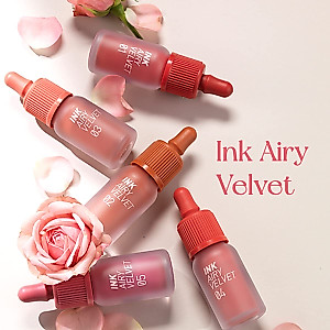 Peripera Ink Airy Velvet Lip Tint, Liquid Lip (0.14 fl oz, 014 ROSY PINK)