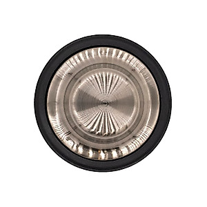 Westbrass D2082-20 3-1/2" Extra-Deep Collar Kitchen Sink Waste Disposal Flange & Stopper, Stainless Steel 1-Pack