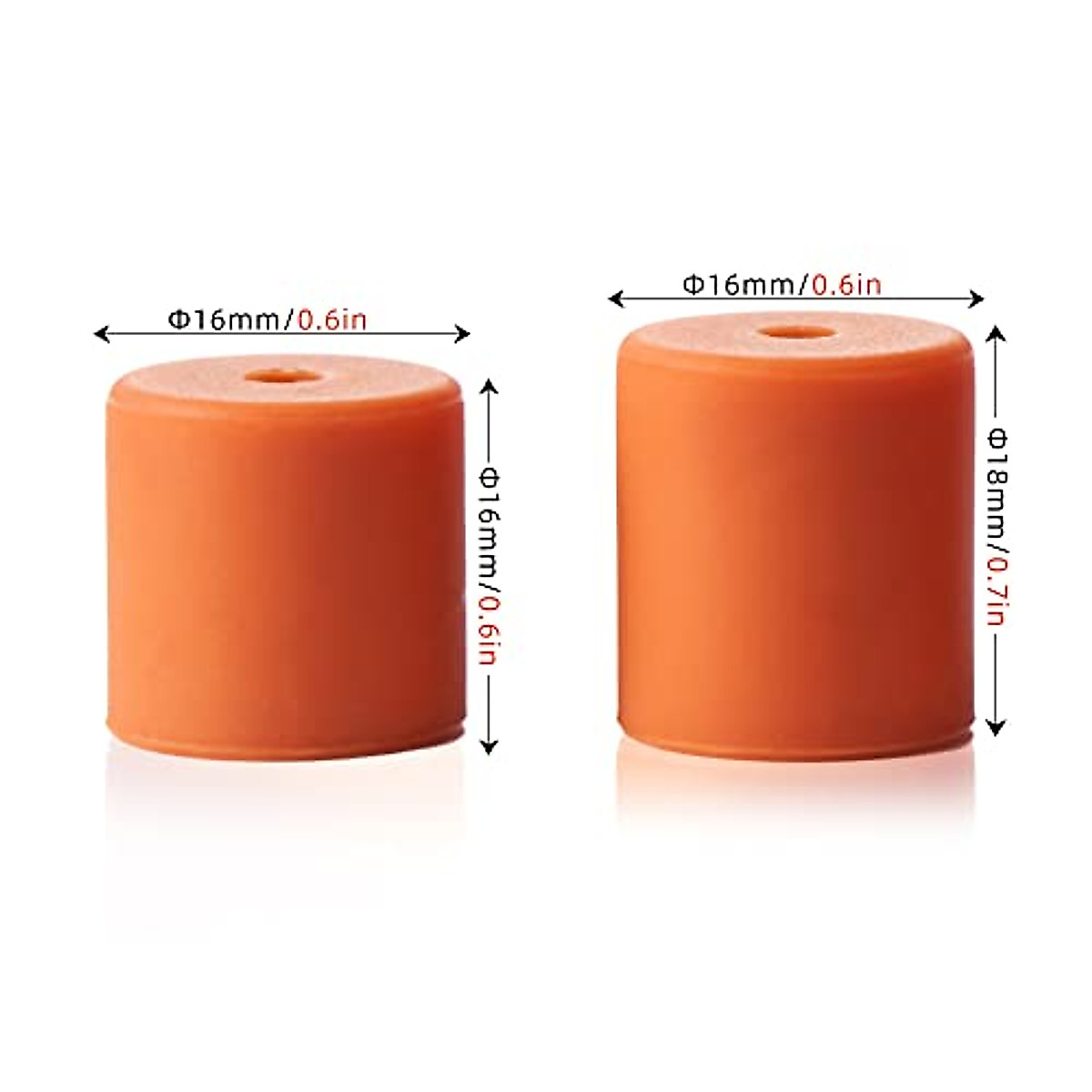 3D Printer Silicone Bed Mounts, Ender 3 Silicone Leveling Solid Bed Mount, 3D Printer Leveling Spring Replacement Part for CR-10/Ender-3 v2/ Pro/S1/Ender 5 Pro, 8PCS