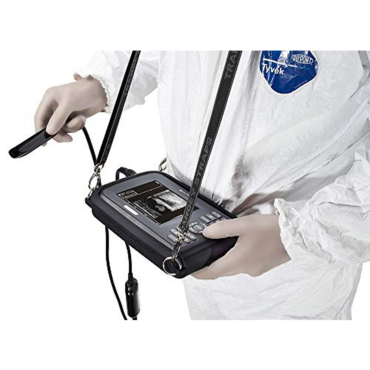 Portable Ultrasound Scanner for Veterinary,Digital PalmSmart Ultrasonic Scanner Veterinary Pregnancy V8 with Rectal Probe for Large Animals like Cattle, Horse, Camel, Equine, Goat, Cow and Sheep