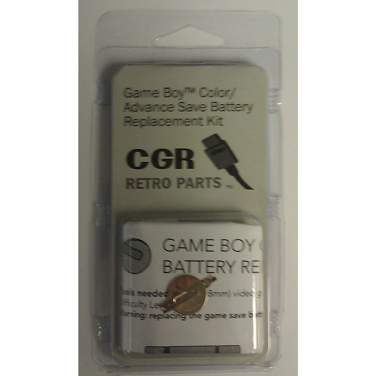 Game Boy Color/Advance Save Battery Replacement Kit (with illustrated instructions)