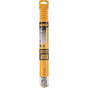 DEWALT SDS Max Bit for Rotary Hammer, 1-1/8-Inch x 10-Inch x 15-Inch, 4-Cutter (DW5821)