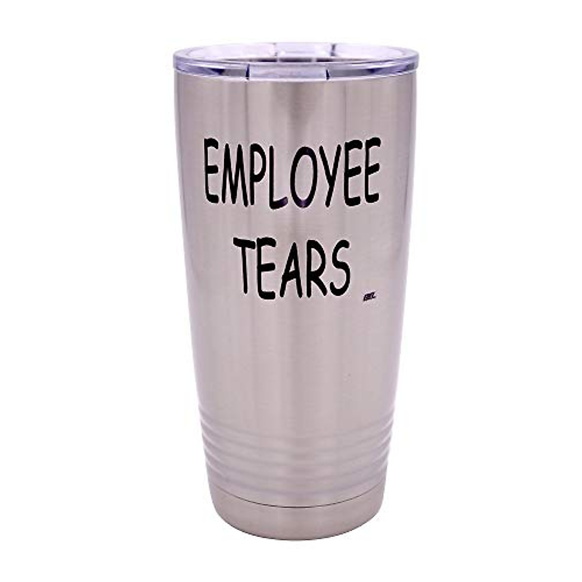 Rogue River Tactical Funny Employee Tears Large 20 Ounce Travel Tumbler Mug Cup w/Lid Sarcastic Work Gift For Boss Manager or Supervisor