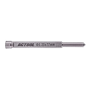ACTOOL Pilot Pin 6.35x77mm for 1'' Cutting Depth HSS Annular Cutter with 3/4'' Weldon Shank