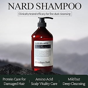 Bouquet Garni NARD Hair Shampoo Lavender Musk - Scalp Vitality, and Soft Cleansing (Containing Argan Olive Jojoba Macadamia Sunflower Oil, Protein, and Amino Acids) - 16.9 oz