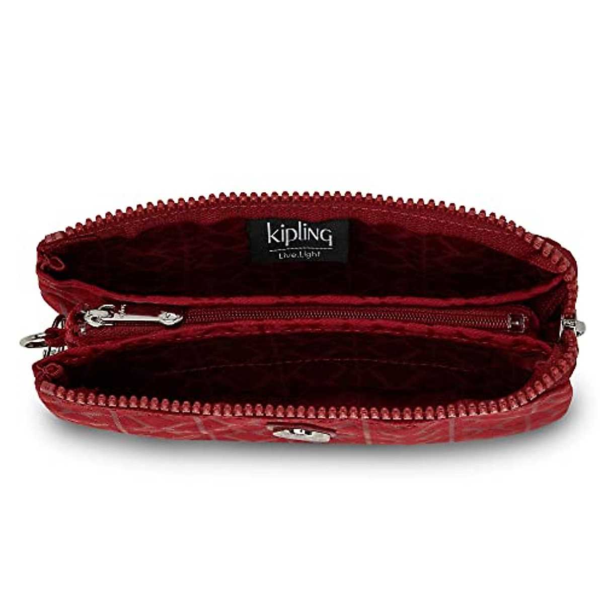Kipling Creativity Large Pouch Signature Red