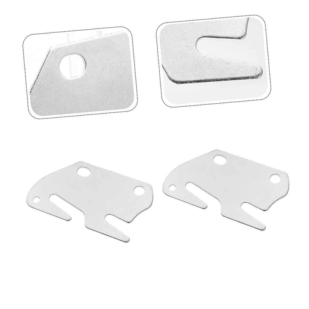 Veemoon 2pcs Furniture Connector Hook Plate Solid Wood Iron