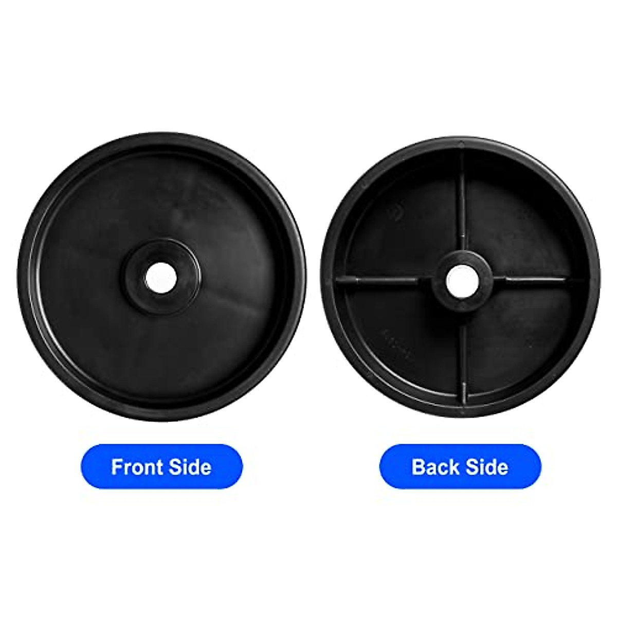734-0973 Deck Wheel for Cub Cad et Riding Mower, 2 Pack 112-0337 Rear Deck Roller Wheels for Cad XT1-LT46 LT1042 LT1045 Craftsman T240 Lawn Tractor, MTD 42" 46" Deck Lawn Mower