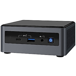 Intel NUC 11 Canyon Performance Kit Windows 10 Pro Business Mini PC Desktop, Quad-Core i7, 16GB DDR4 RAM, 256GB PCIe SSD, WiFi 6, Bluetooth, Thunderbolt 3, 64GB Flash Drive