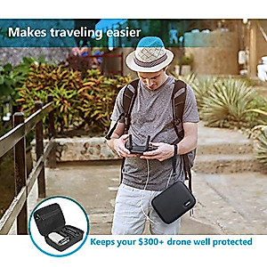 Case for Mavic Mini JSVER Carrying Case Compatible with DJI Mavic Mini/Mini SE, Hard Protective Case Travel Bag for DJI Mavic Mini Drone Accessories with Propeller Protectors and Control Stick Cover