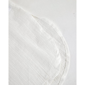 ZIWOCH Womens Sexy Beachwear Button Down Shirts Casual Bathing Suits Swimsuits Cover Up with Pockets White