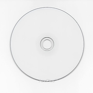 AcePlus 100 White Inkjet Hub-Printable CD-R Recordable Discs with 52x Recording Speed and 700 MBs of Data (100-pk Cakebox)