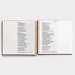 Illustrating Bible NIV: Books of Psalms & Proverbs - Spiral Bound Bible Journal, Coral