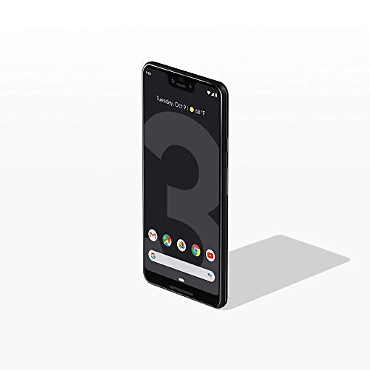 Google Pixel 3 XL Unlocked GSM/CDMA - US Warranty (Just Black, 128GB) (Renewed)