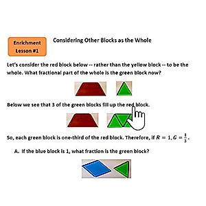 Developing Fractions Sense® A Class Set of 10 - Grade 3. A Concrete and Visual Introduction to Fractions. Includes 10 Student workbooks, 10 Sets of Fraction manipulatives, Teacher Set and Answer Key.