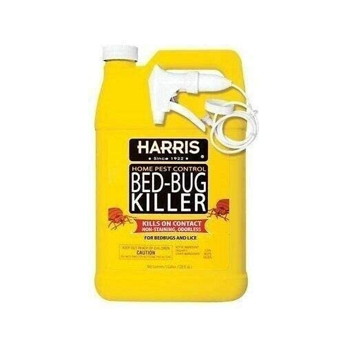 HARRIS Bed Bug Killer, Liquid Spray with Odorless and Non-Staining Formula (Gallon)