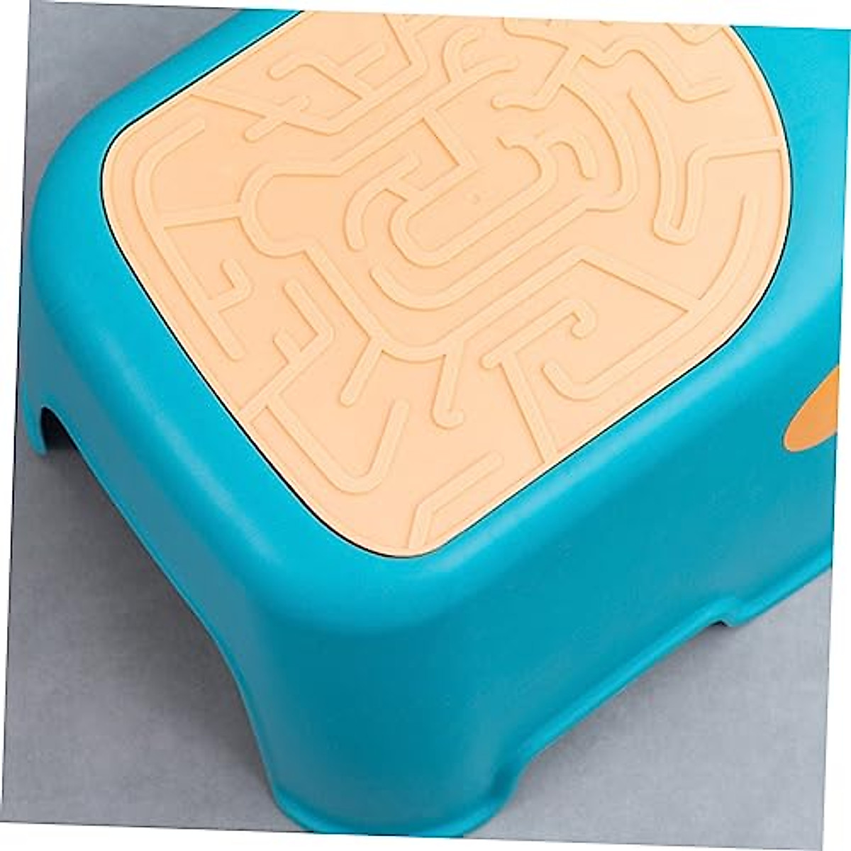Household Step Stool 2pcs Baby Non- Training Two Helper Blue Stools Anti- Potty Step Footstool Kids Plastic Stool Elephant Cartoon Living Household for Sizes Ottoman Chairs
