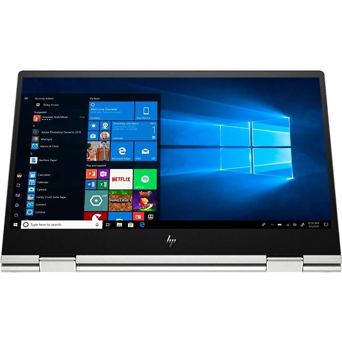 HP Envy X360 2-in-1 Touchscreen Laptop 15.6" FHD i7-10510U Business PC, 32GB RAM, 1TB SSD, Quad-Core up to 4.90 GHz, USB-C, Fingerprint, Backlight Keyboard, B&O Speakers, Webcam, Win 10