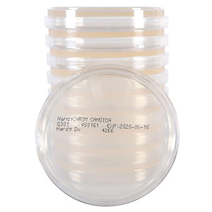 HardyCHROM Candida, Chromogenic Medium for C. Tropicalis, Krusei, and Albicans; 15x100mm Plate, Order by The Package of 10, by Hardy Diagnostics