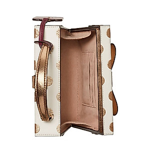 Kate spade new york Wrapping Party Gift Box Crossbody (Parchment Gold)