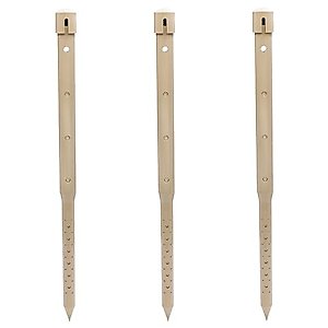 24-inch DEEP DRIP Tree Watering Stake (3 Pack) (Tan) | UV-Protected ABS Plastic Deep Root Irrigation Spike for Trees, Fruit Trees, Flowering Trees, Nut Trees
