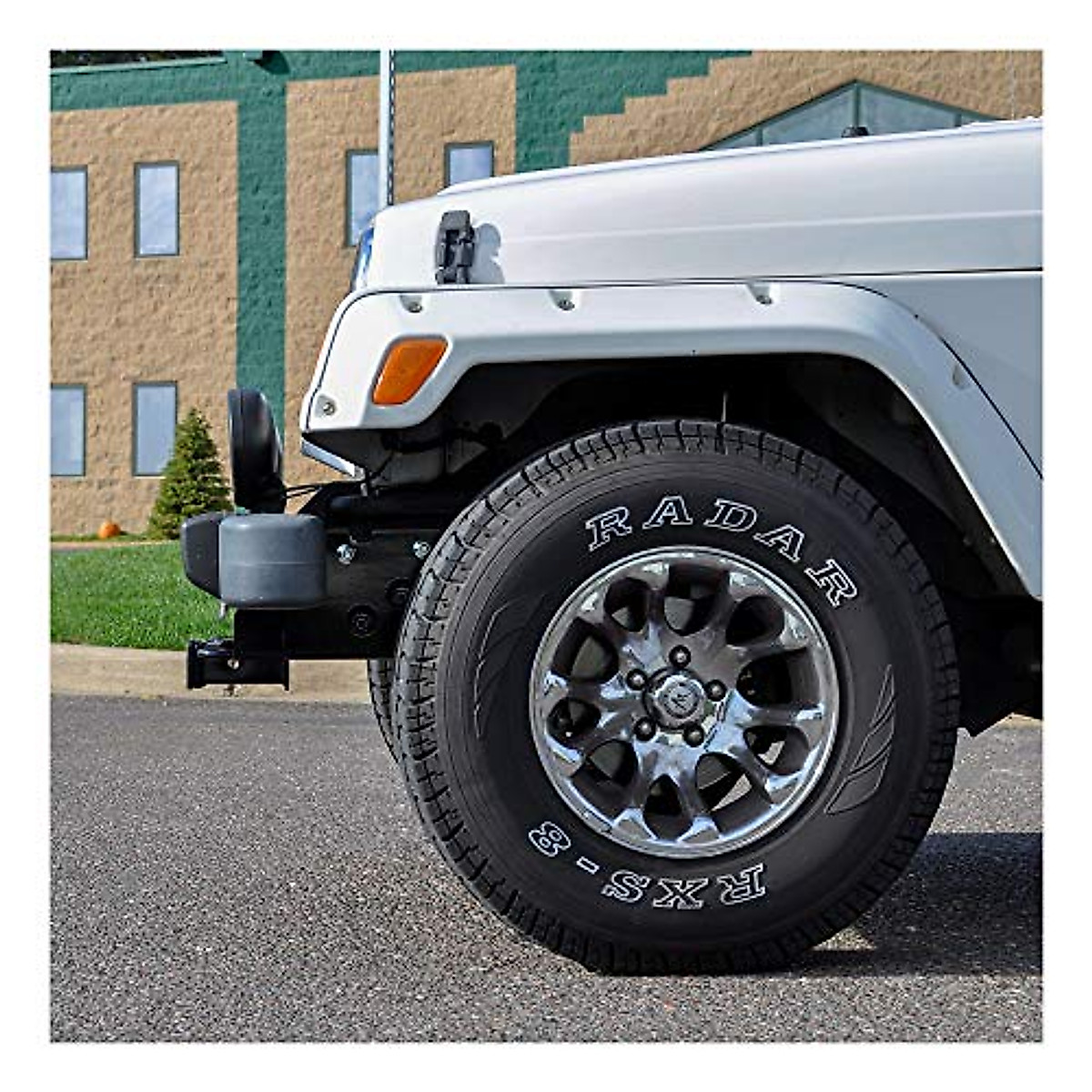 CURT 31028 2-Inch Front Receiver Hitch, Select Jeep Wrangler TJ, Drilling Required