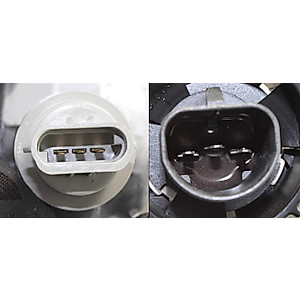 Evan Fischer Driver and Passenger Side Headlight Set of 2 Compatible with 1998-2011 Ford Crown Victoria -