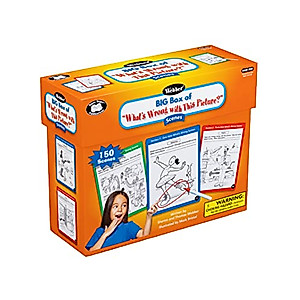 Super Duper Publications | Webber® Big Box of “What’s Wrong with This Picture?” Scenes | Critical Thinking Skills | Speech and Language Resource