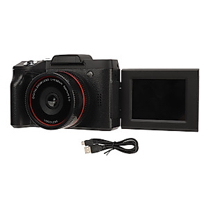 Portable Digital Camera, 16X Digital Zoom Digital Small Camera Smile Shoot 16MP 2.4in TFT Display for Video for Teens