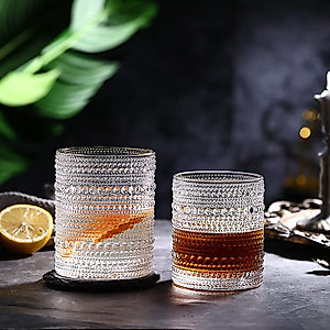 Mini Whiskey Glasses, 6.5 oz（200ml）Scotch Drinking Glasses Set 6, Shot Glasses Bar Set, Brandy Snifter Whiskey Glass for Scotch Bourbon Liquor Tequila Gin Cognac Vodka Cocktail