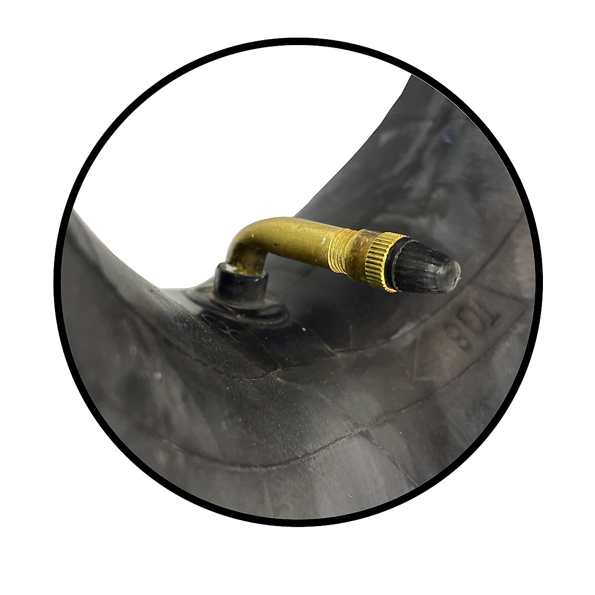 (4-Pack) 145/70-6 Go Kart Tire Inner Tubes, 5.30-4.50-6 Replacement Tubes for Go Kart and Small ATV with TR87 Bent Metal Valve Stems