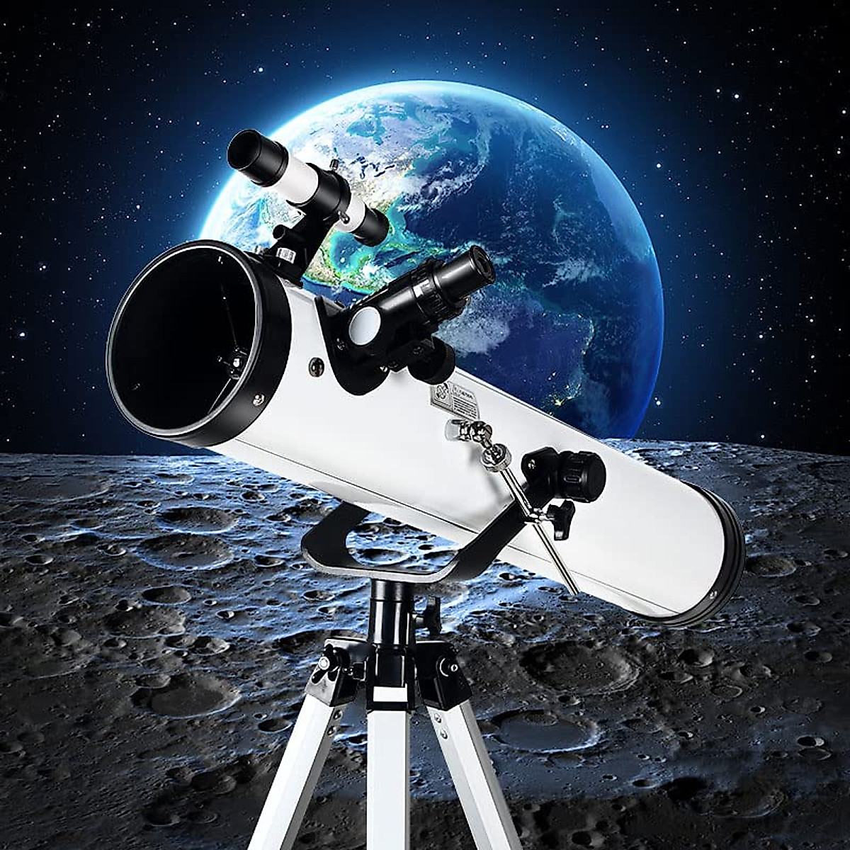 BXGTECH Telescope 76 mm Astronomical Telescopes with Tripod Phone Adapter Portable Refractor Telescope for Kids Child Adults Beginners