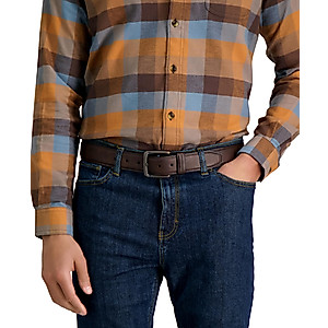 Columbia Men's 1.5" Wide Strech Casual Belt, brown, X-Large