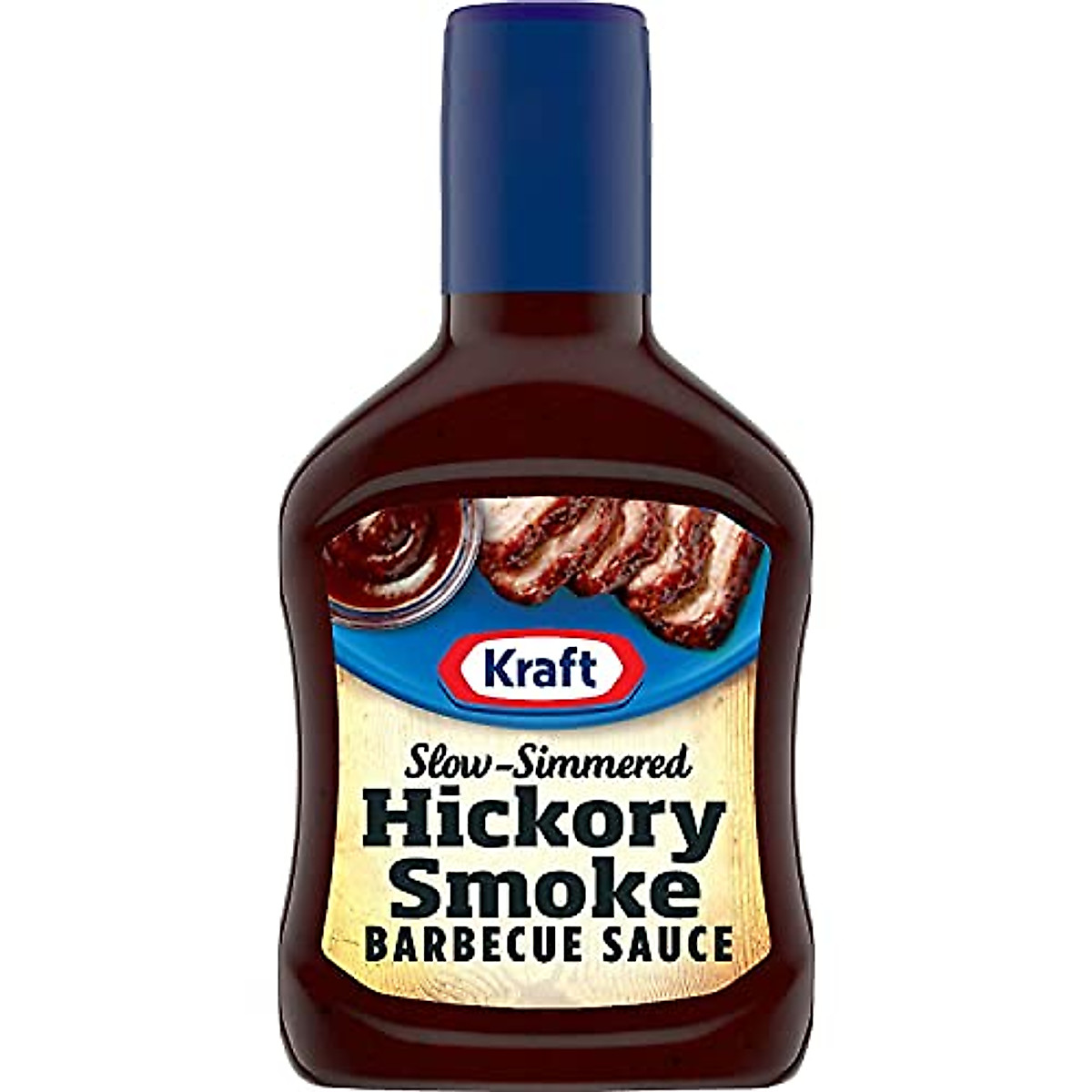 Kraft Hickory Smoke Slow-Simmered Barbecue Sauce, 17.5 oz Bottle