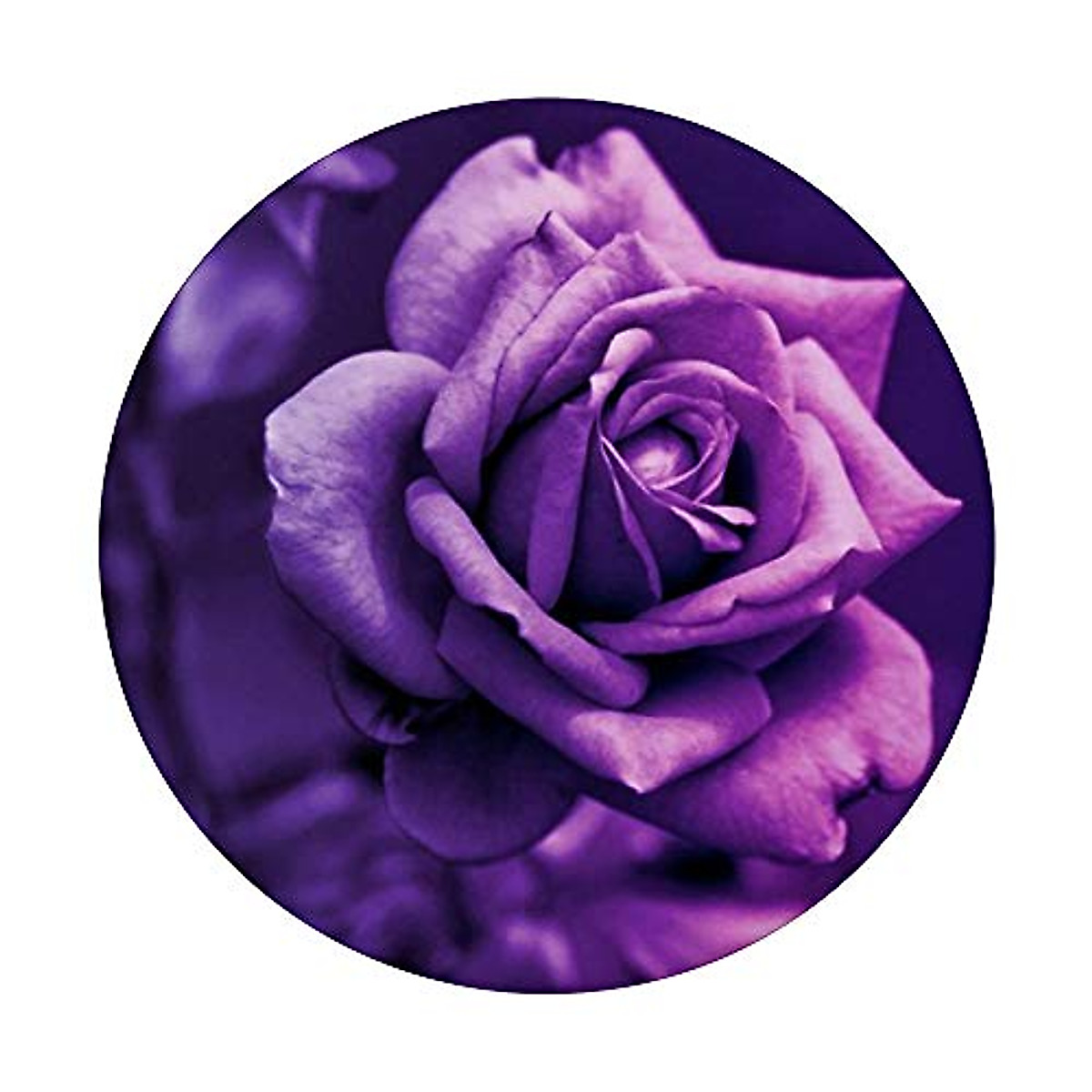 Purple Flower Print Modern Pattern Purple lovers PopSockets PopGrip: Swappable Grip for Phones & Tablets