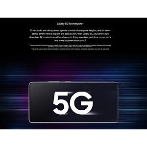 Samsung Galaxy A71 5G (128GB, 6GB) 6.7" AMOLED+, Snapdragon 765G, 4500mAh Battery, Global 5G Volte GSM AT&T Unlocked (T-Mobile, Metro, Straight Talk) A716U (Black) (Renewed)