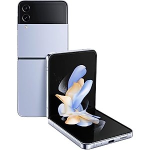 Samsung Galaxy Z Flip 4 Factory Unlocked SM-F721U1 128GB Blue (Renewed)