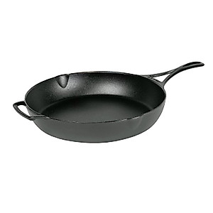 Lodge Blacklock 12" Triple Seasoned Cast Iron Skillet - Preseasoned Cast Iron Skillet Pan - Easy Cleanup - Lightweight Design - Cast Iron Cookware - Premium Cast Iron Skillets